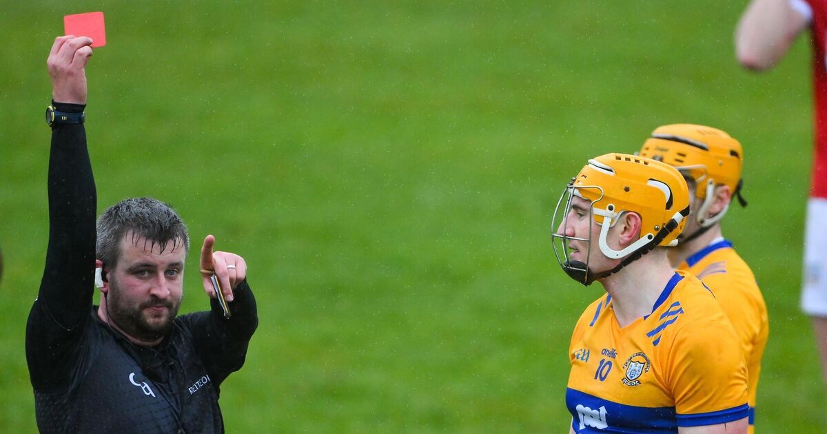 Clare's David Fitzgerald has appeal against red card rejected