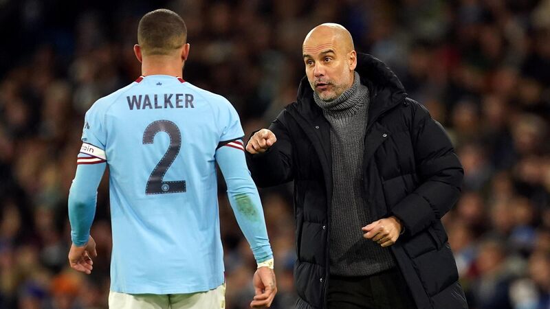 Walker cannot play as inverted full back in City's system, Guardiola says