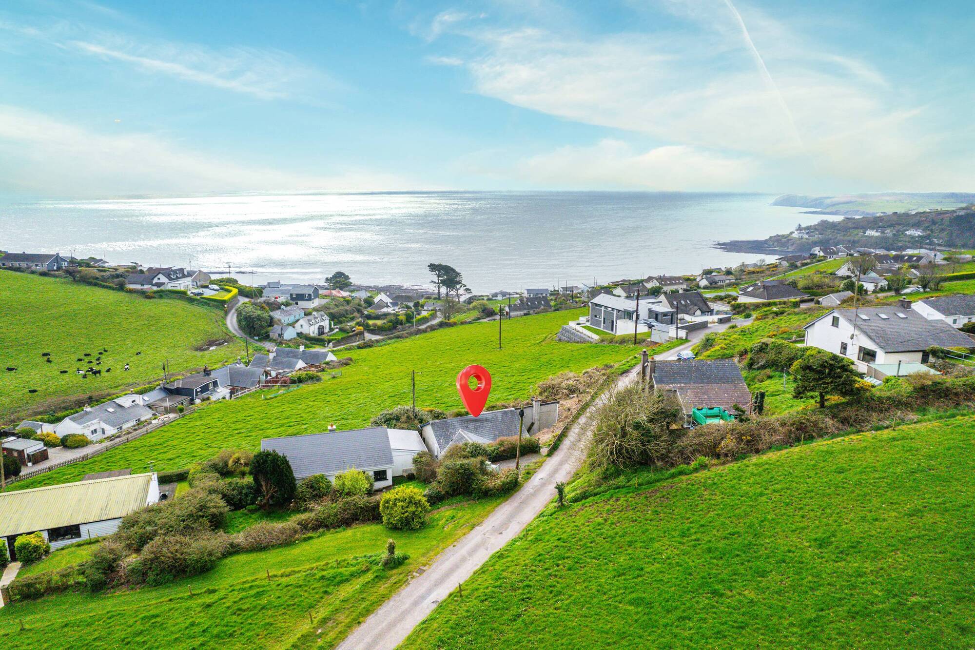 Atlantic views from southfacing patio at €395,000 Myrtleville bolthole