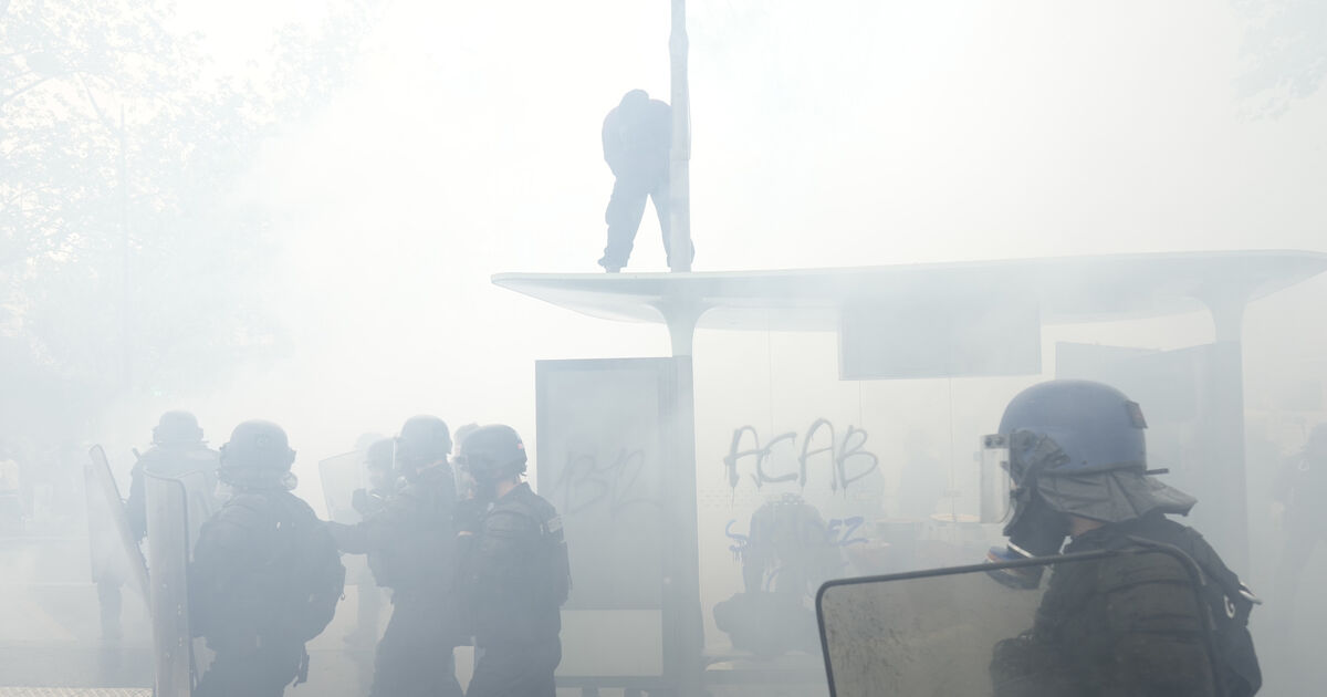 Pension anger sees violent protests in France amid May Day rallies ...