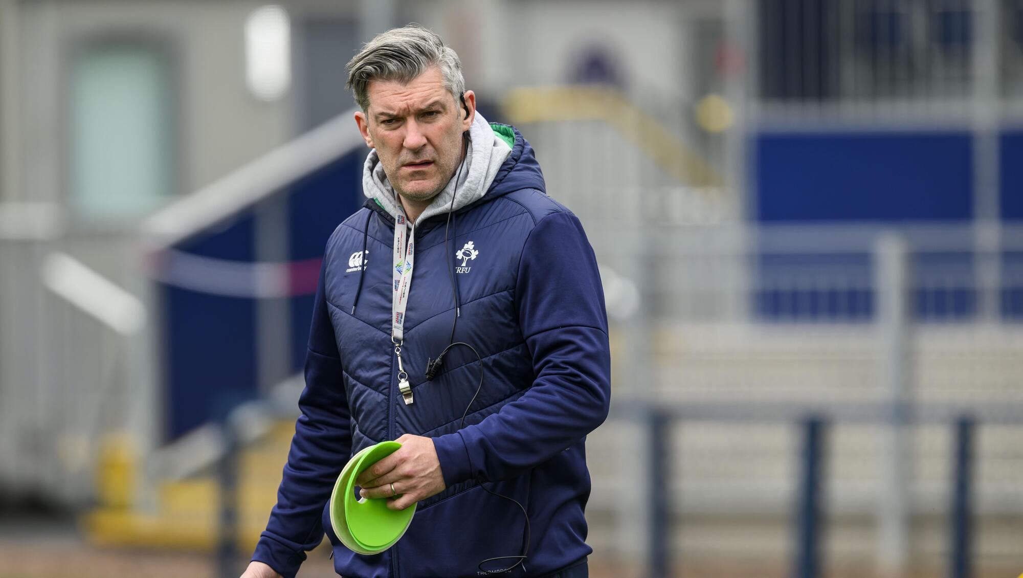 Ireland head coach Greg McWilliams tells players he is done