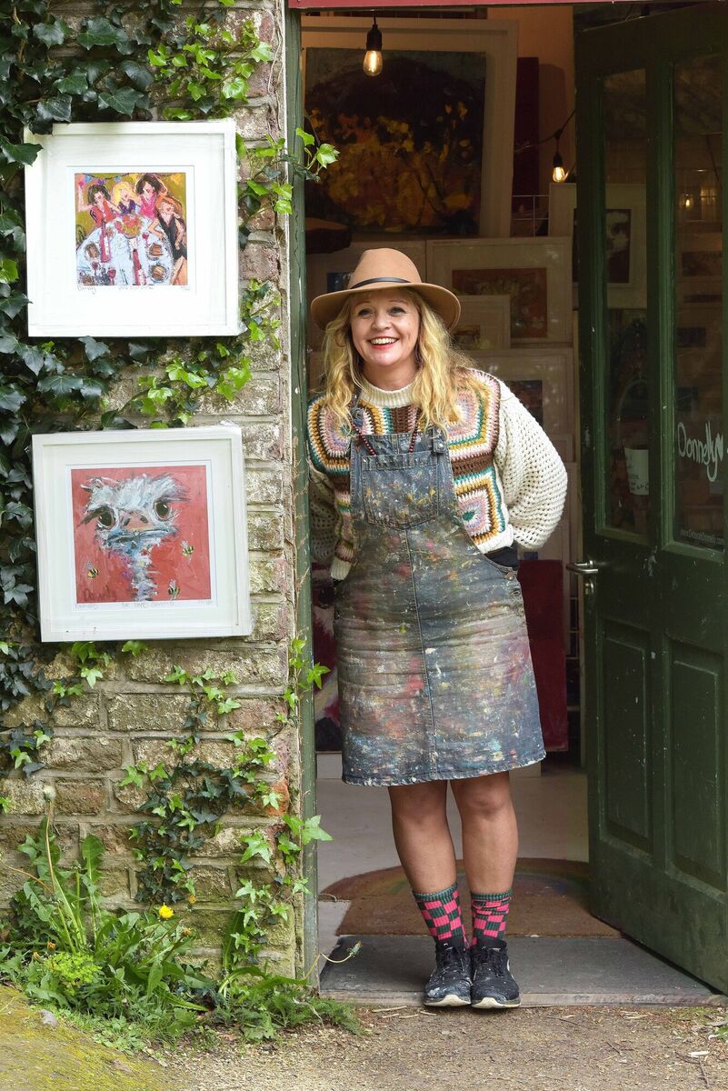 Meet the successful artist who had to live in her camper van