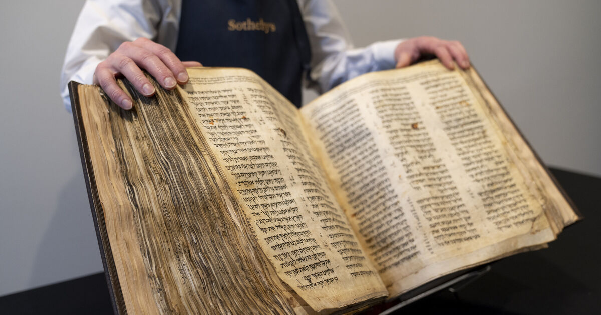 Thousand-year-old Hebrew Bible is bought for £30m by a man called Moses ...