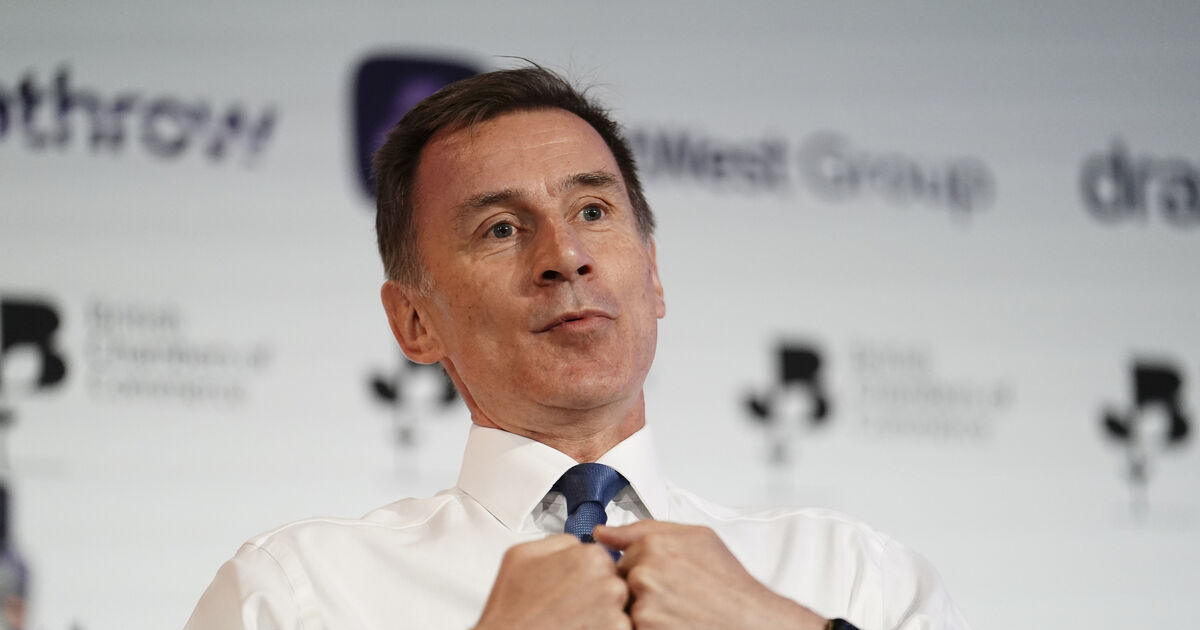 UK's Jeremy Hunt meets with food firms as British inflation roars