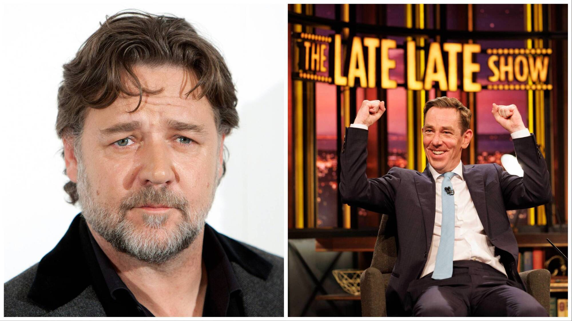 Watch: Russell Crowe shares special tribute to Ryan Tubridy after his ...