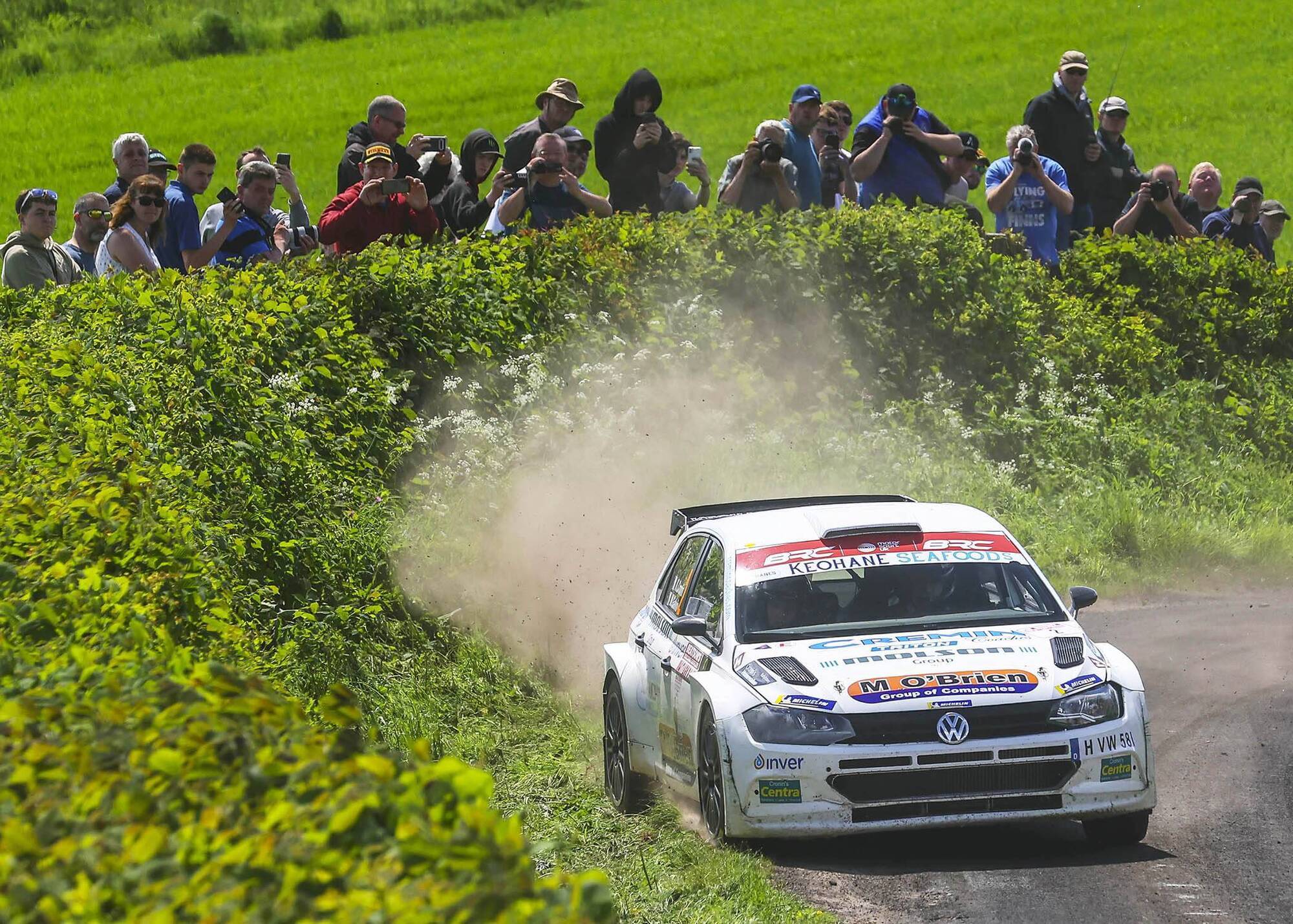 Cronin and Galvin finish second at Jim Clark Rally