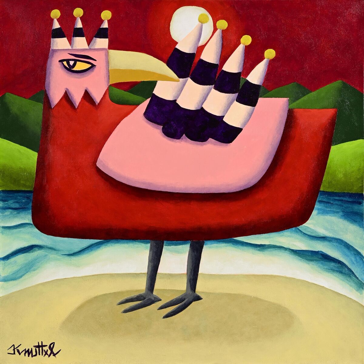 Graham Knuttel's Bird of Paradise soars among artworks at online auction