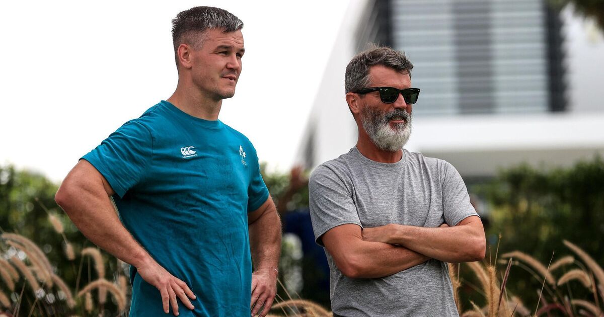 Roy Keane, Niall Horan and Pádraig Harrington attend Ireland Rugby ...
