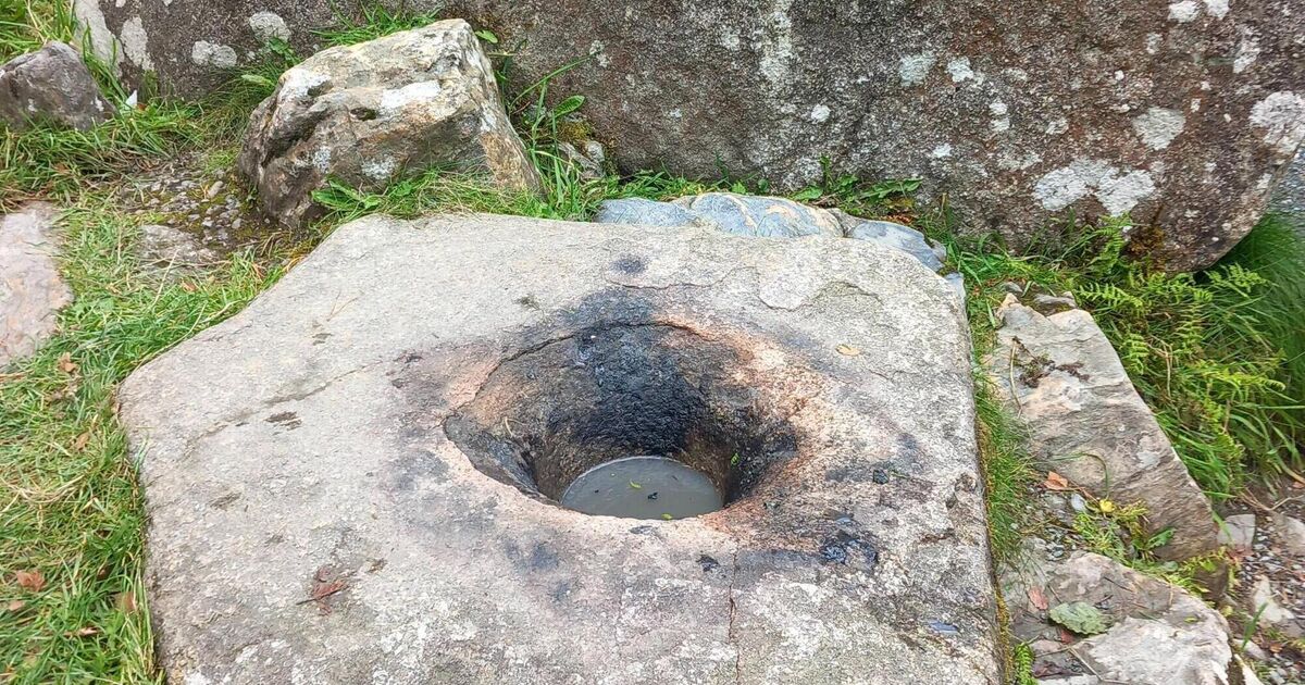'Idiotic and callous' vandalism damages historic bullaun stone at ...