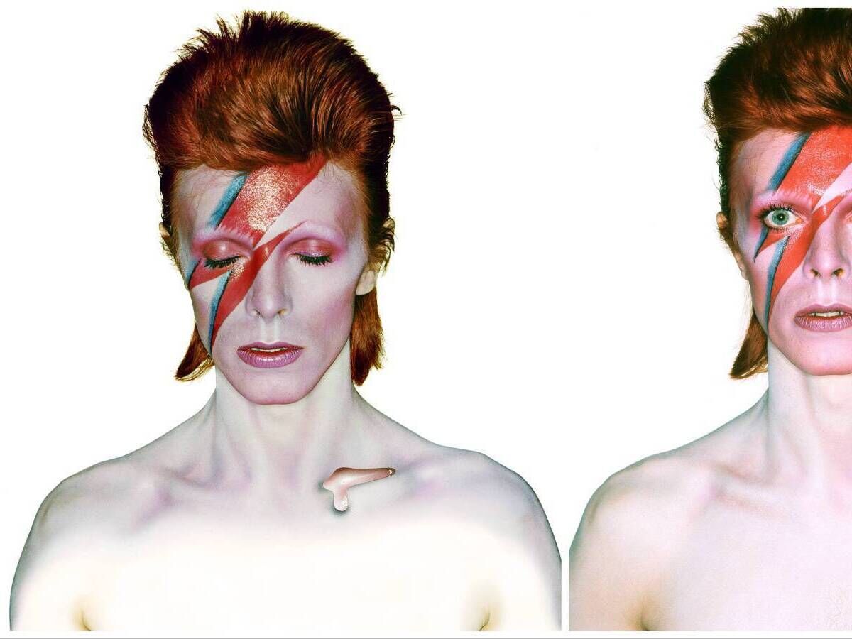 Aladdin Sane Makeup