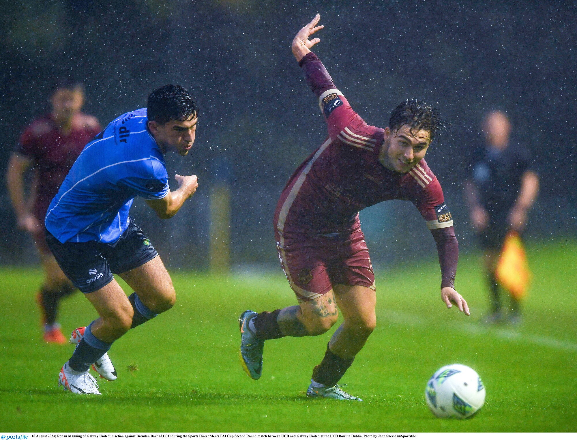 Game between UCD and Galway United abandoned due to waterlogged pitch