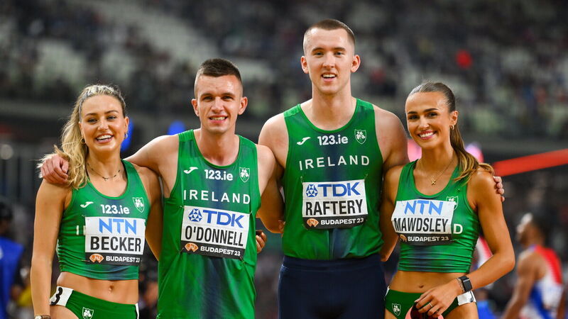 Irish mixed relay team finish sixth in world final