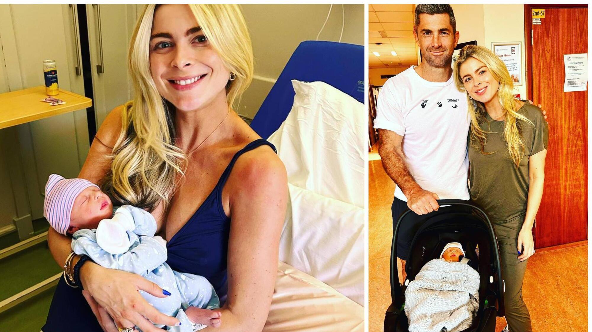 Jess Redden and Rob Kearney welcome baby boy
