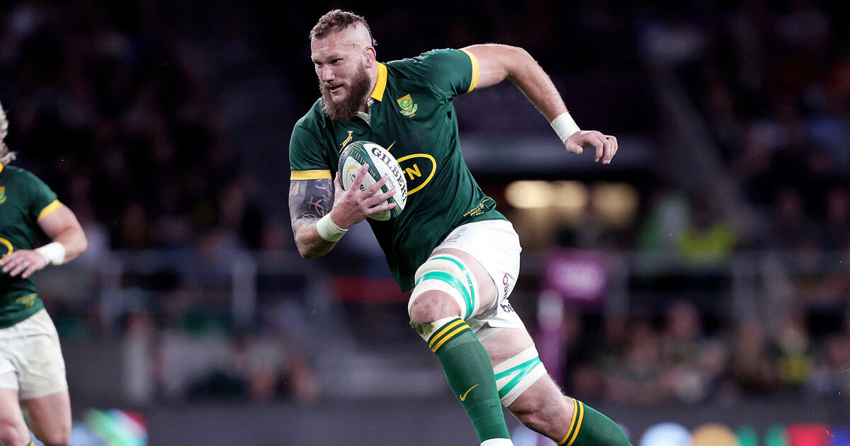 Munster's RG Snyman among Springboks replacements for Scotland test