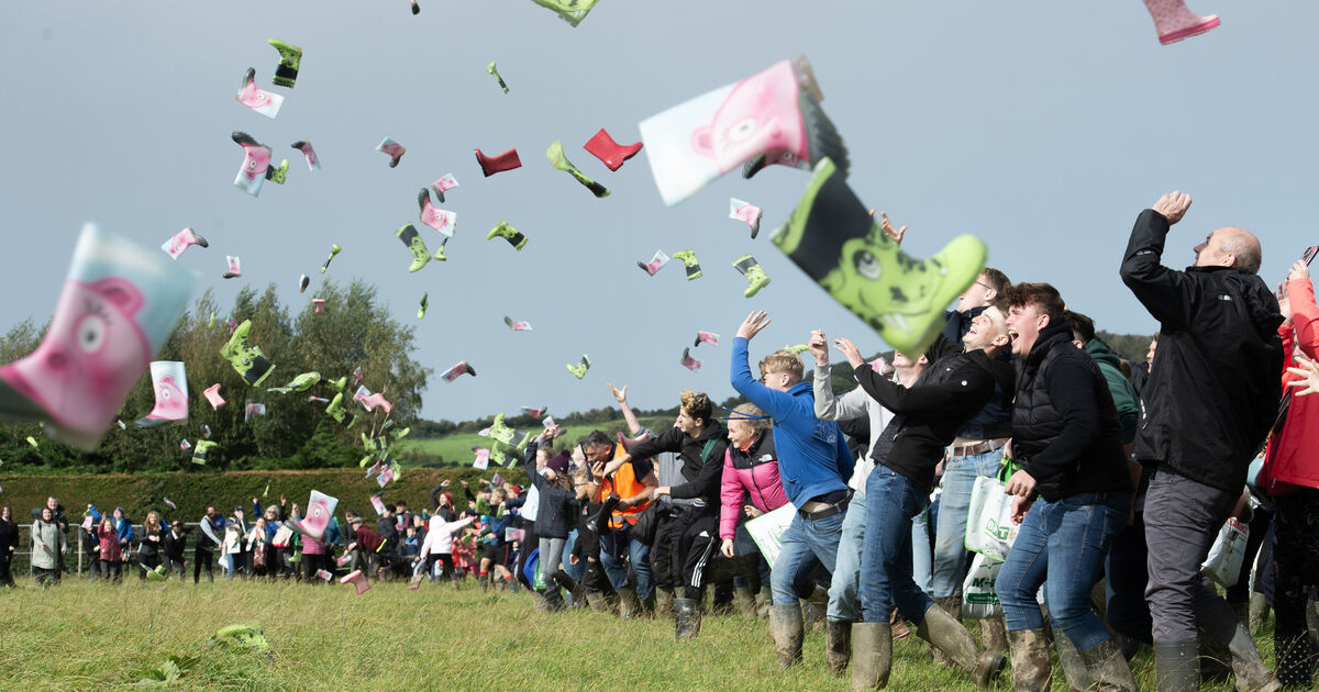Macra breaks world record for welly throwing at Ploughing Championships