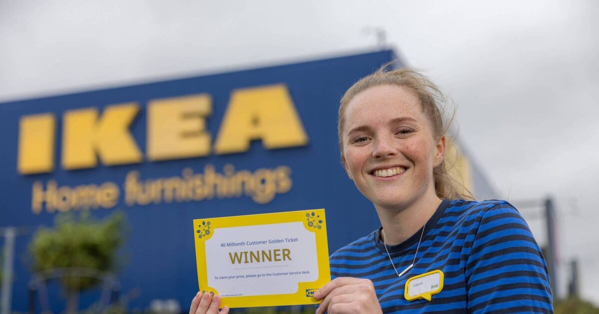 Ikea celebrates 40 millionth customer with ‘golden tickets’
