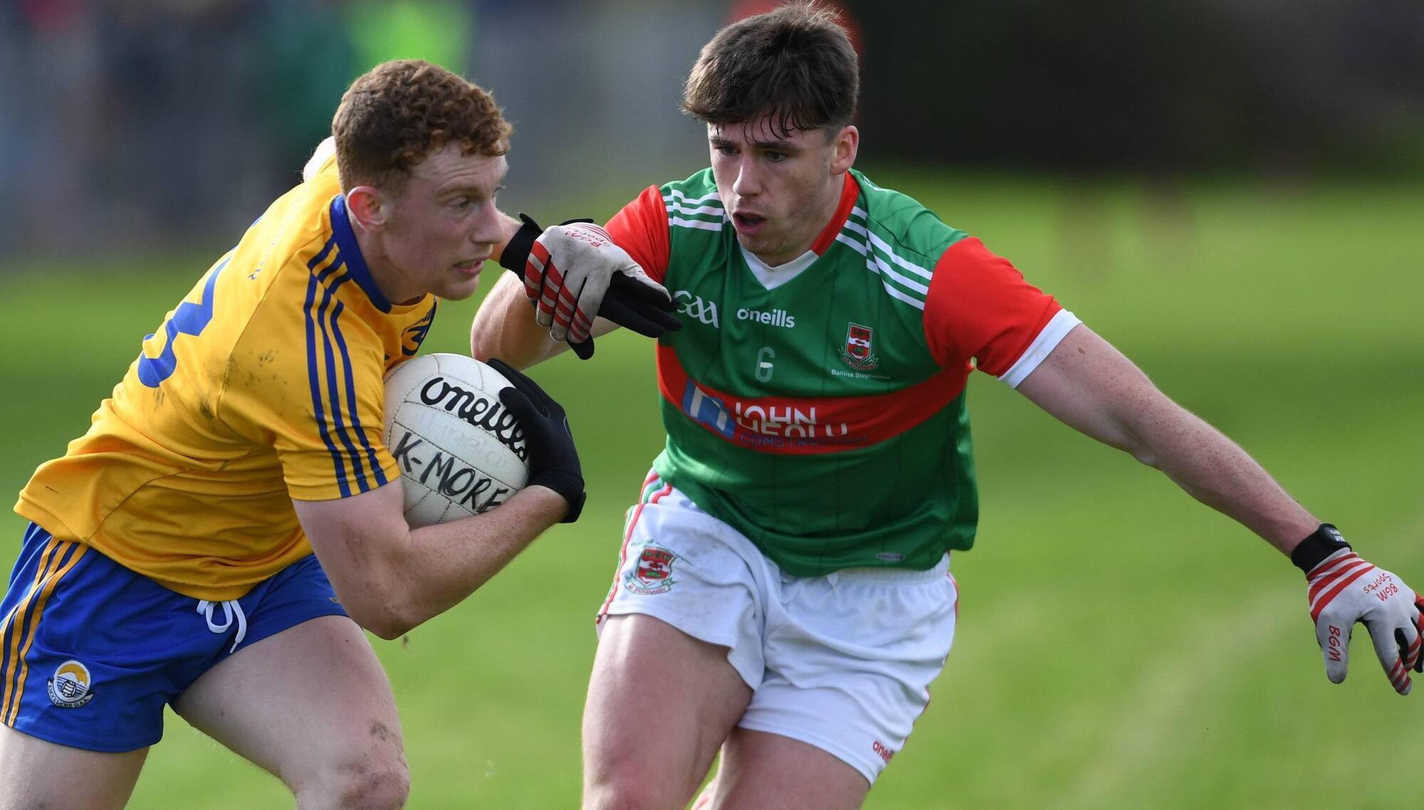 Three off as Ballina return to final with win over Knockmore