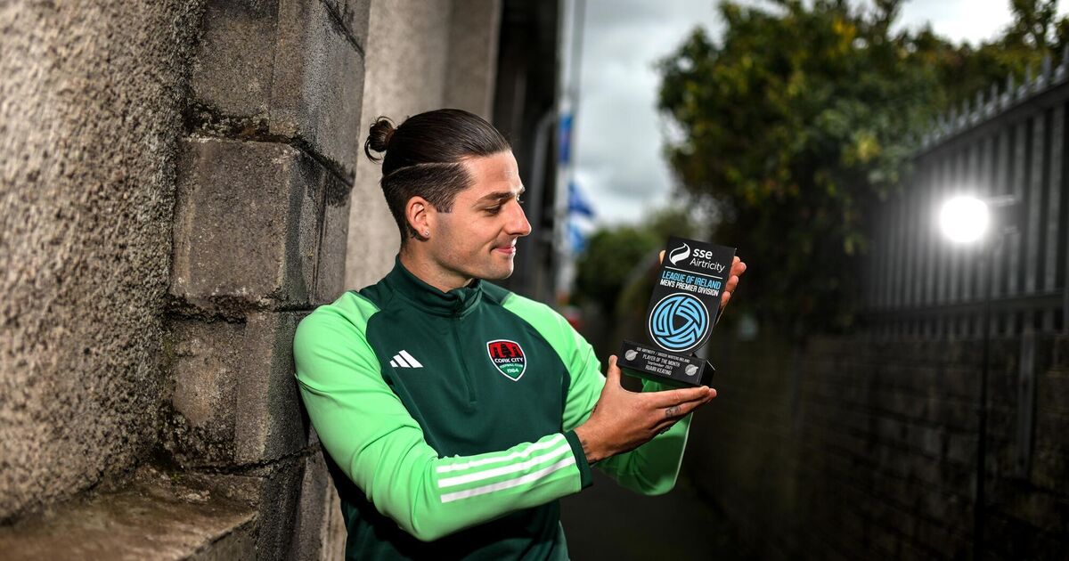 Cork City's Ruairi Keating scoops September player of the month award