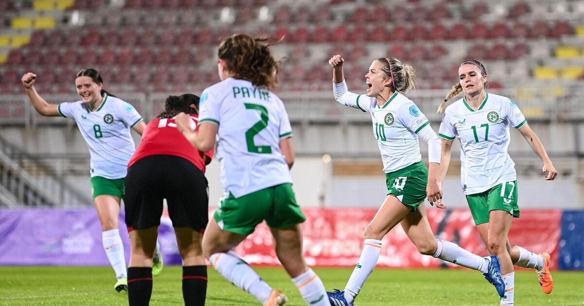 Ireland clinch promotion to League A by overcoming Albania