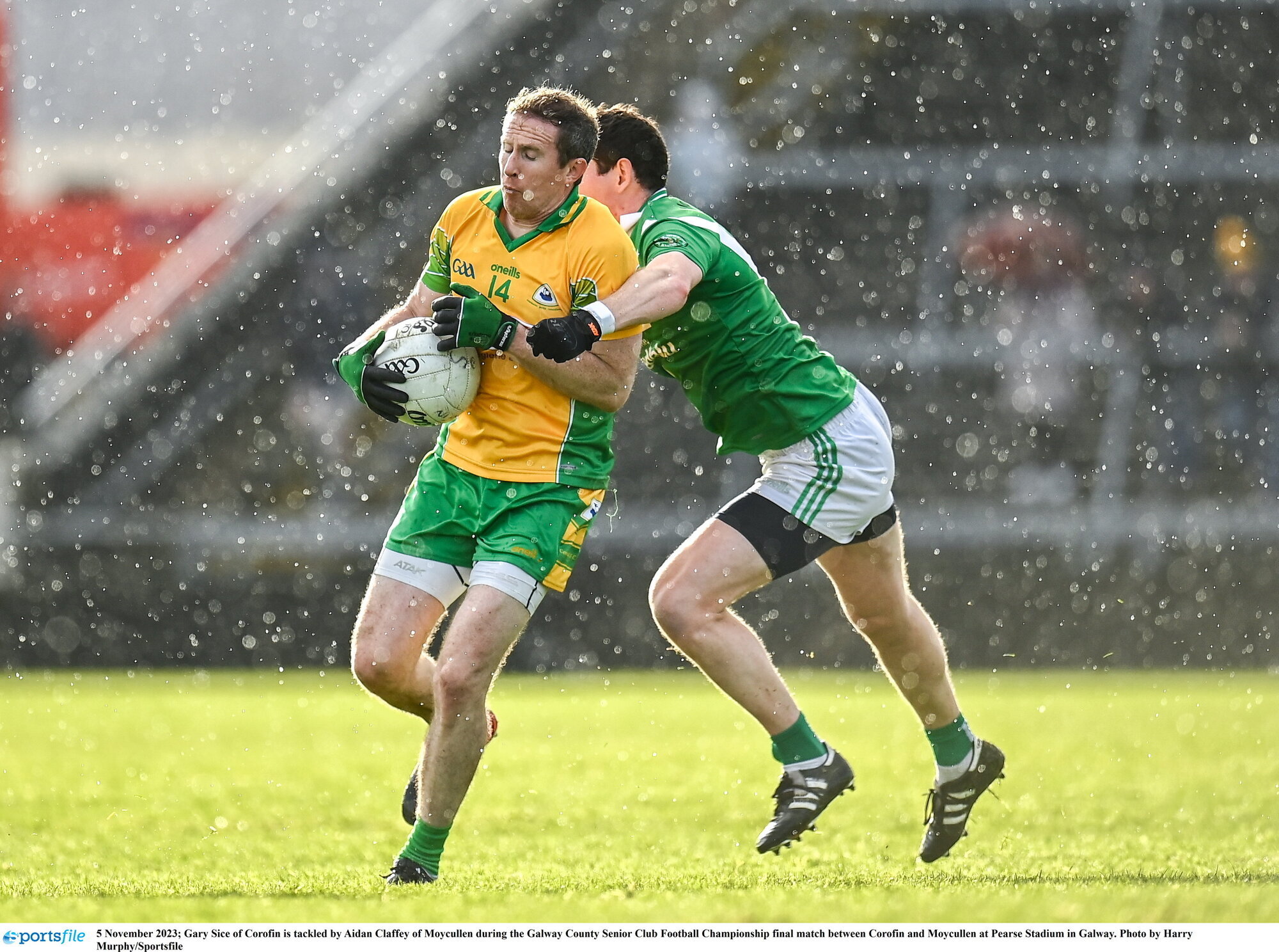 Gill goal crucial as Corofin wrestle Galway crown away from Moycullen