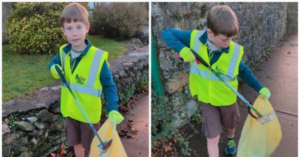 Showing up and cleaning up — primary pupils step up to our litter challenge