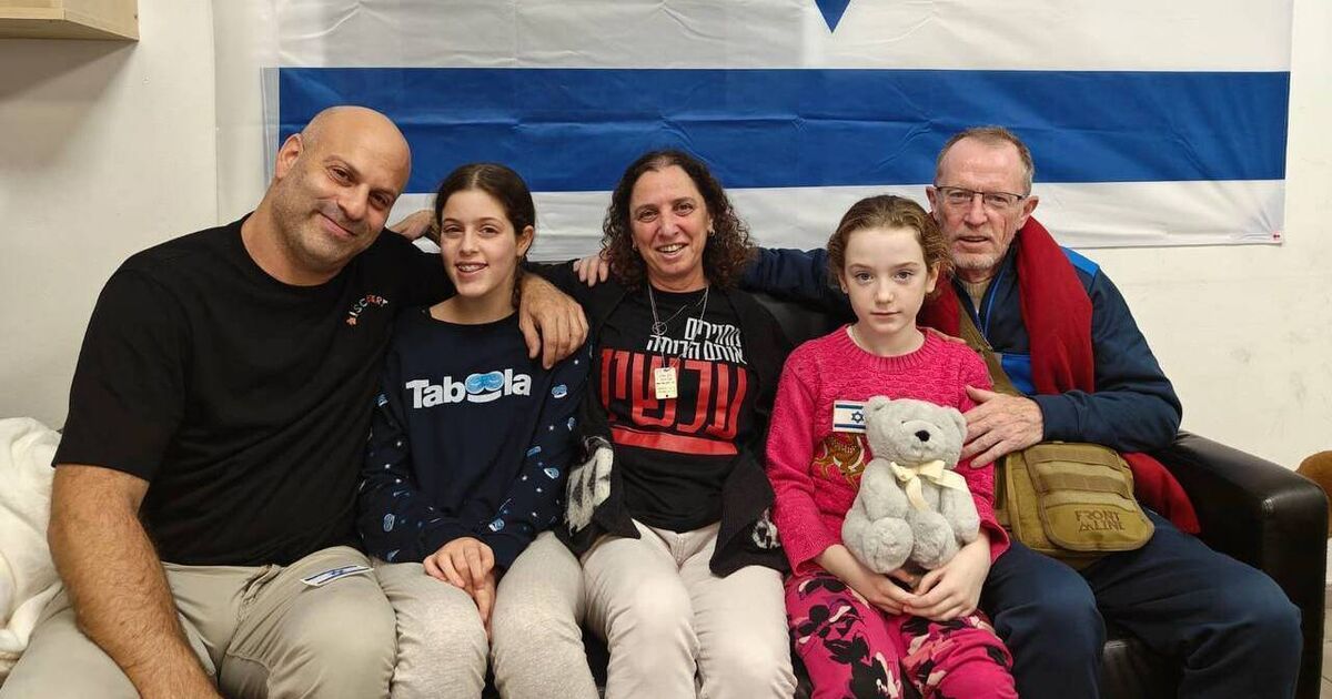 Watch: Emily Hand reunited with her father after 50 days in Gaza