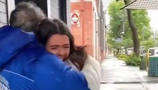 Watch: North Melbourne surprise Erika O'Shea by flying in parents ahead ...