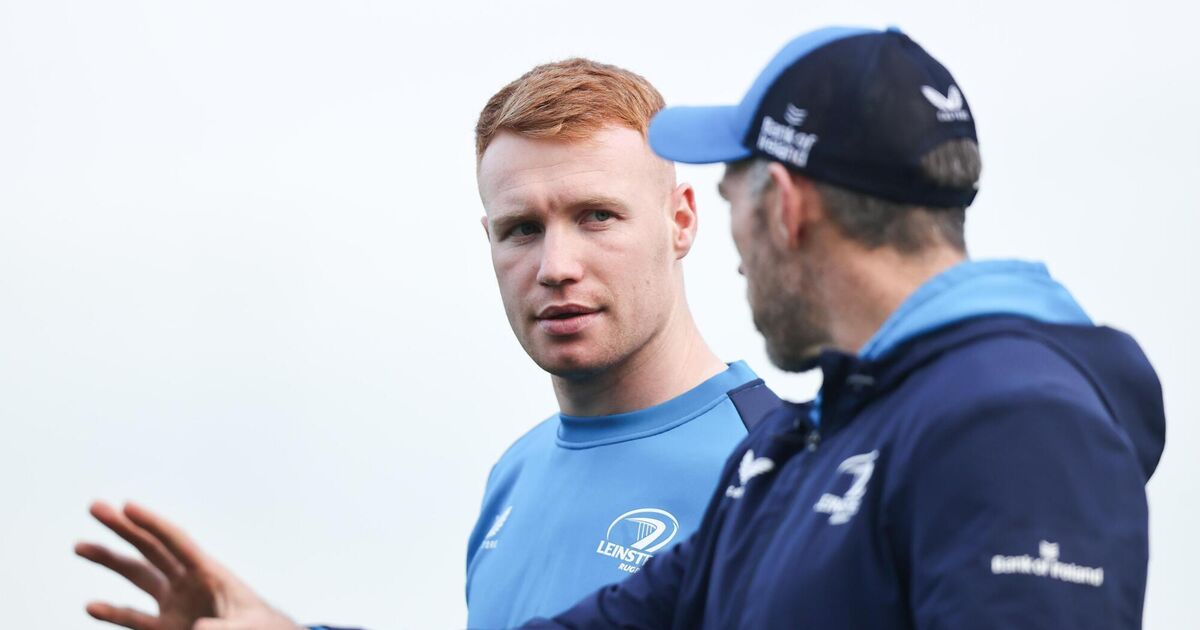 Ciaran Frawley finally set for Champions Cup audition at No.10 for Leinster