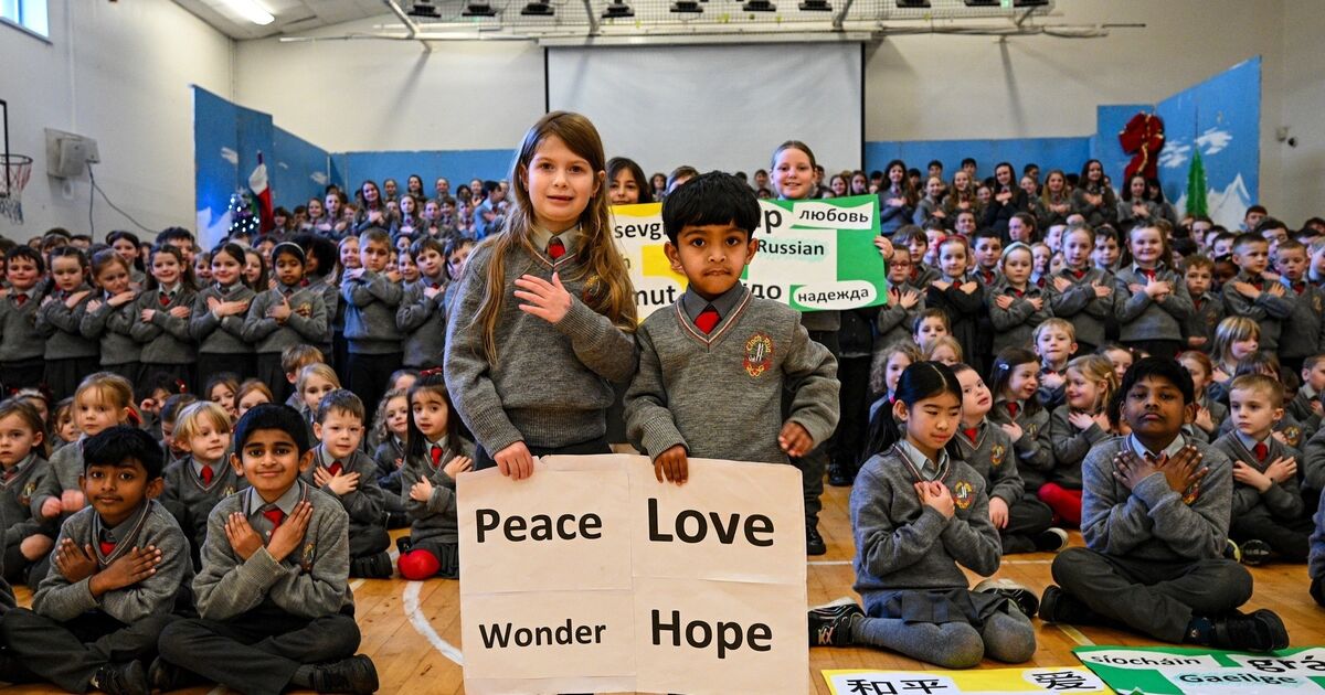 Watch: Cloghroe National School's song of peace & hope for Gaza