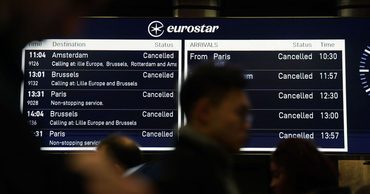 Eurostar passengers stranded ahead of New Year following tunnel floods