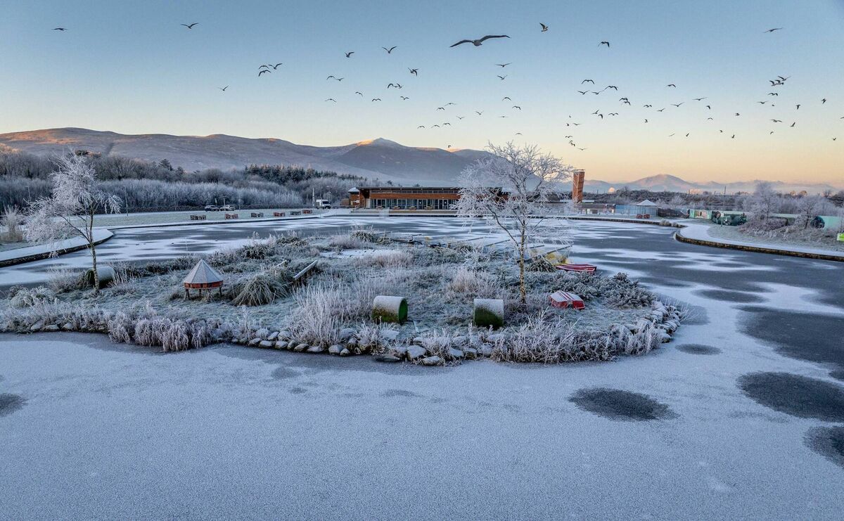 Temperatures close to -9C overnight and snowfall reported in Kerry