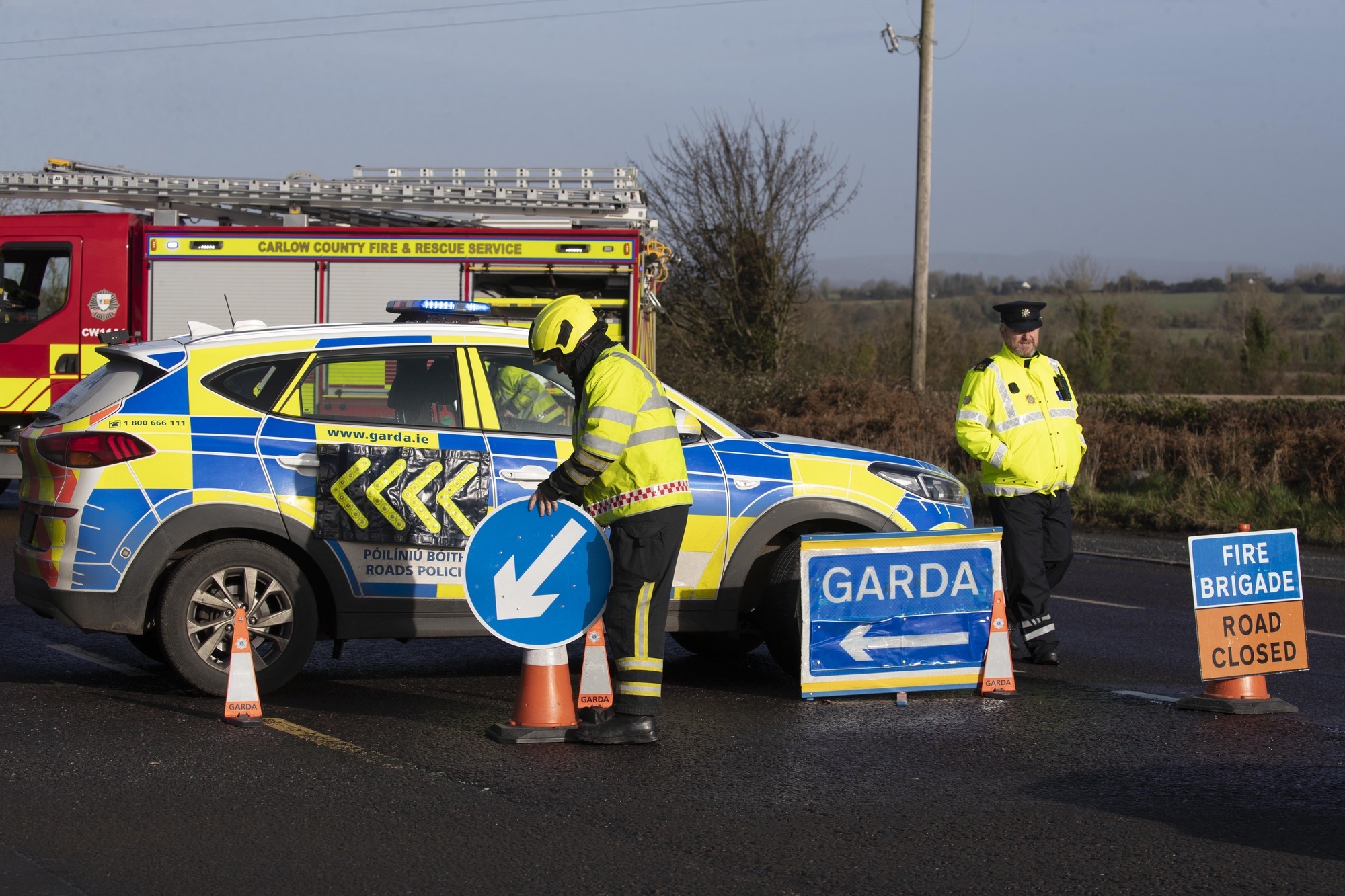 Watch: Fatal Carlow road crash claims three lives