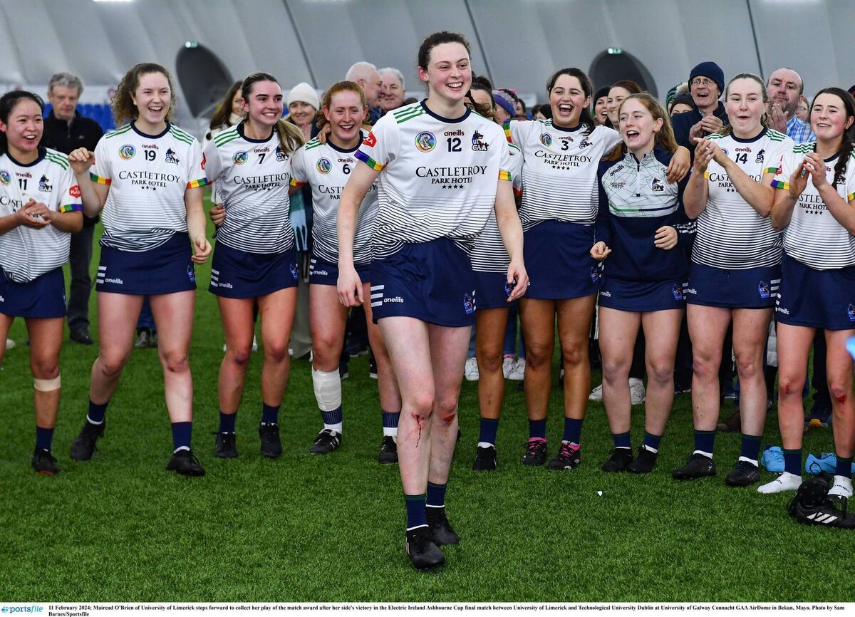 Ashbourne Cup champions UL dominate Third Level Camogie Team of the Year