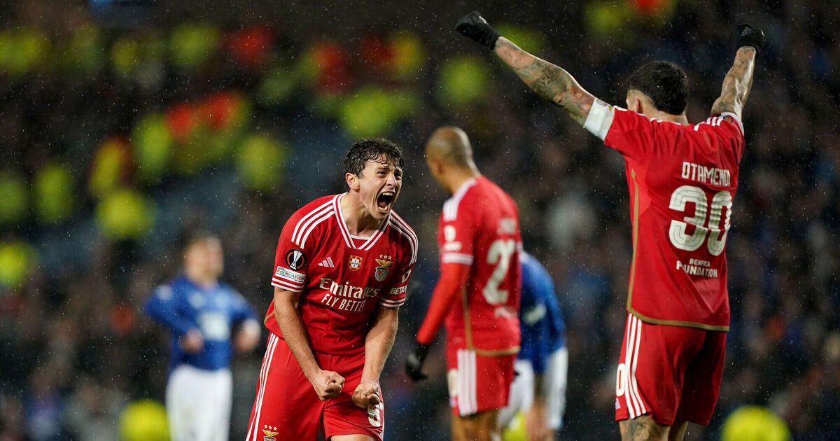 Rangers out of Europa League as Rafa Silva strike gives Benfica victory ...