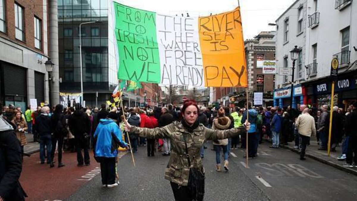 Major protest against water charges to start at 1pm today