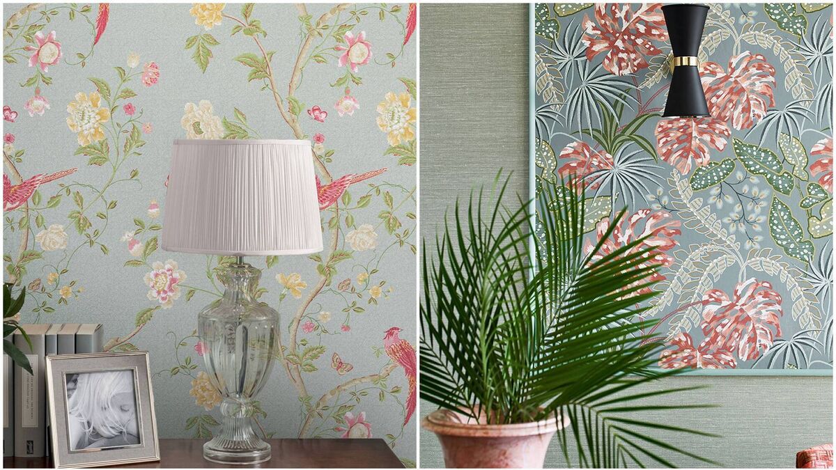 Save or Splurge? We try two spring wallpaper designs
