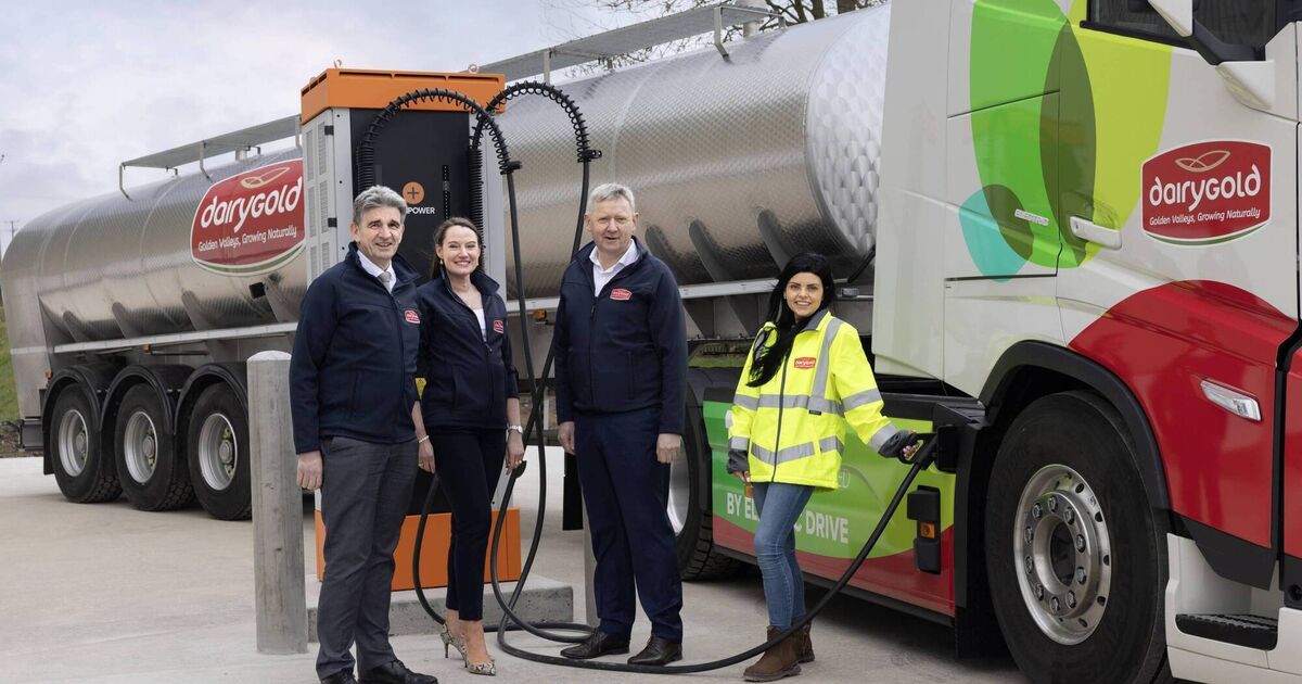 Ireland’s first electric milk tanker takes to the road