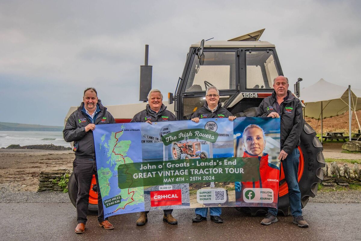 Four Cork friends to embark on ‘once in a lifetime’ vintage tractor run ...