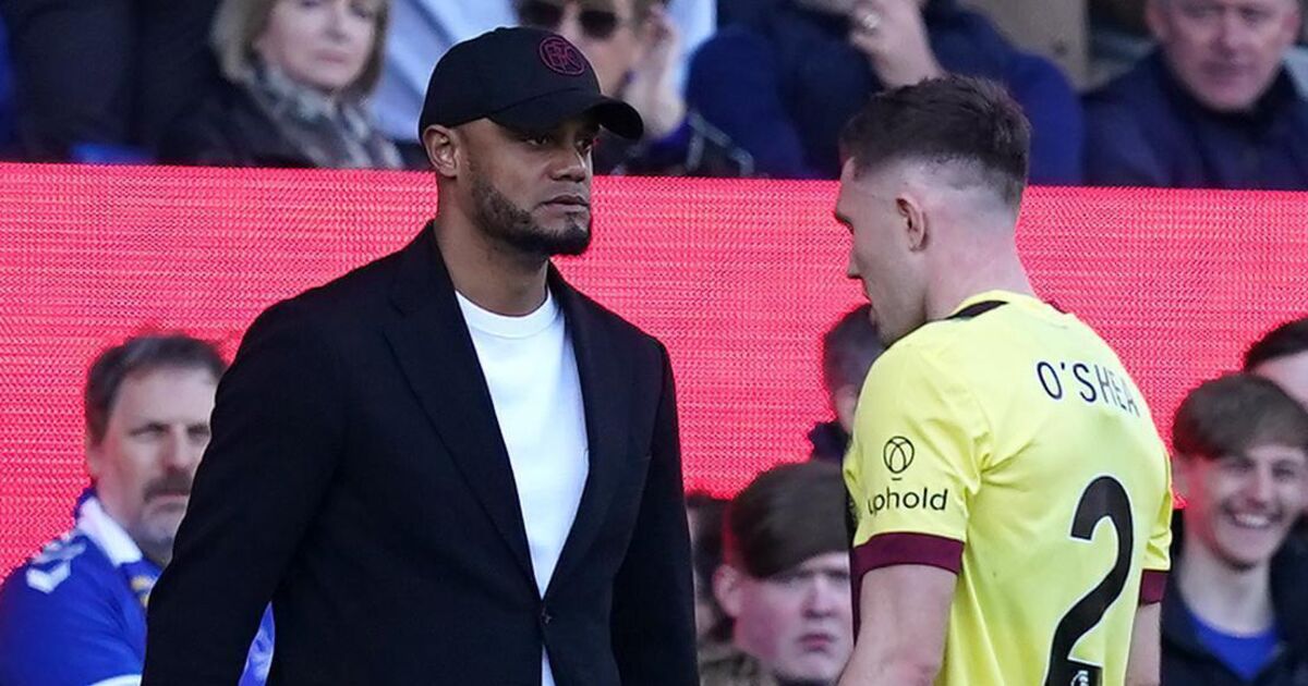 O'Shea sees red as Muric and Clarets gift Everton a priceless win