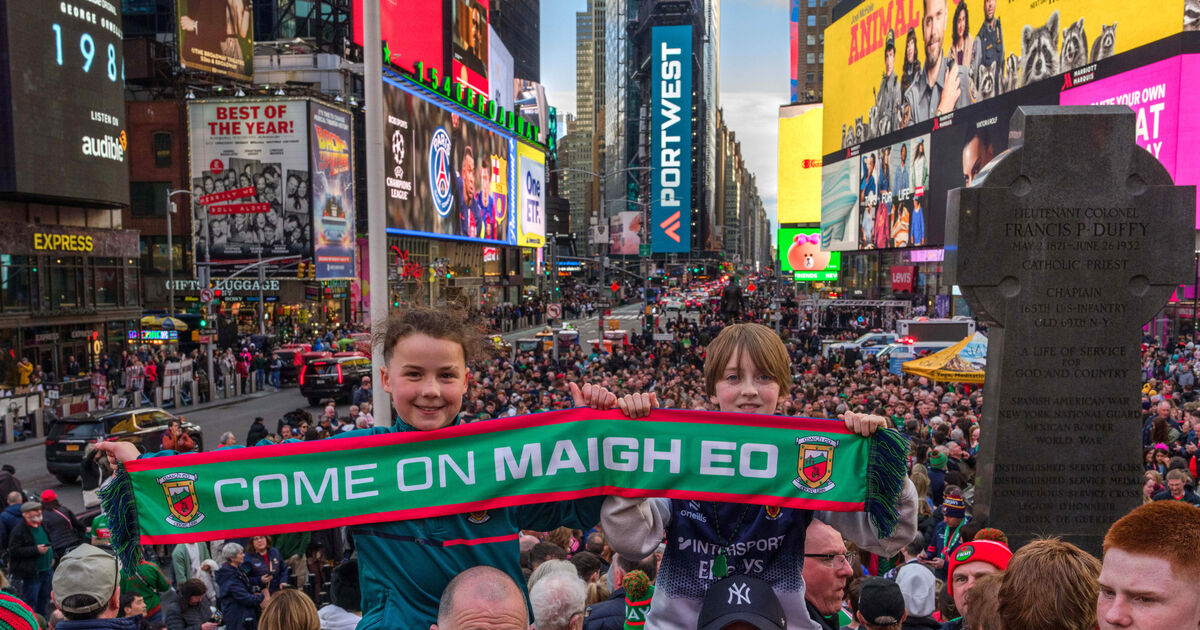 In Pictures: Mayo fans take over Times Square in New York