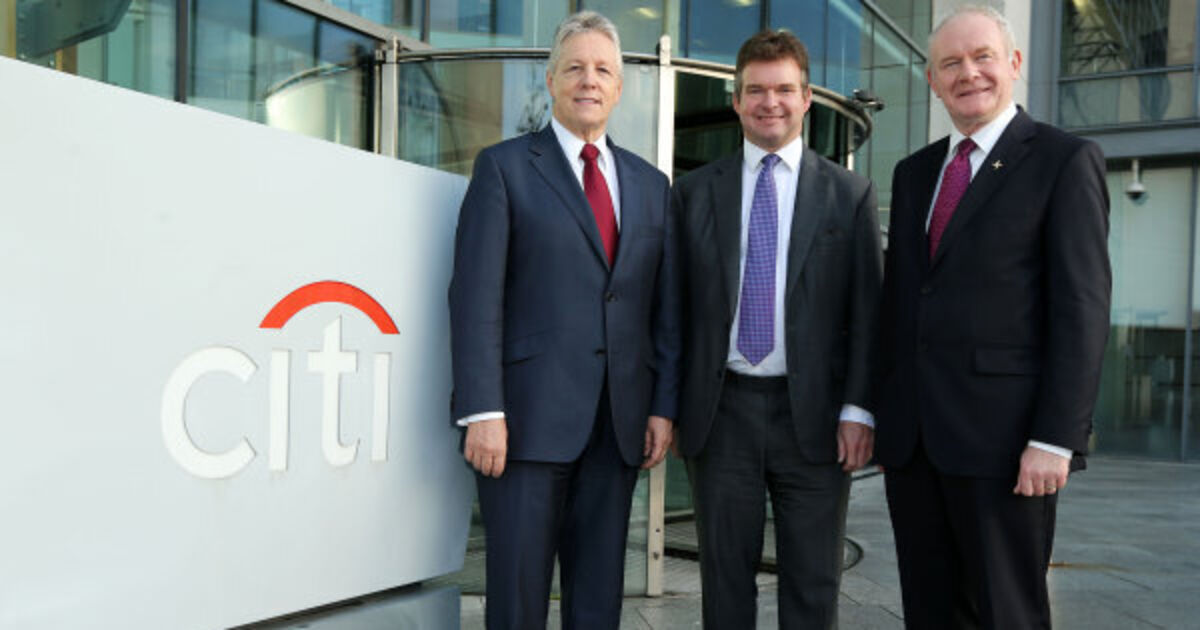 Financial services company Citi brings 600 jobs to Belfast
