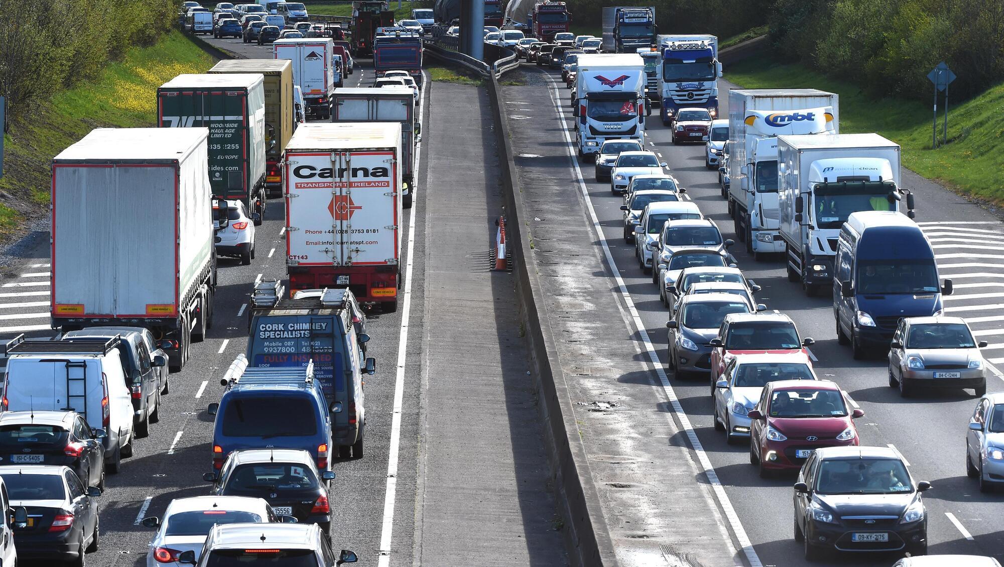 Road cleared following multi-vehicle collision in Cork City