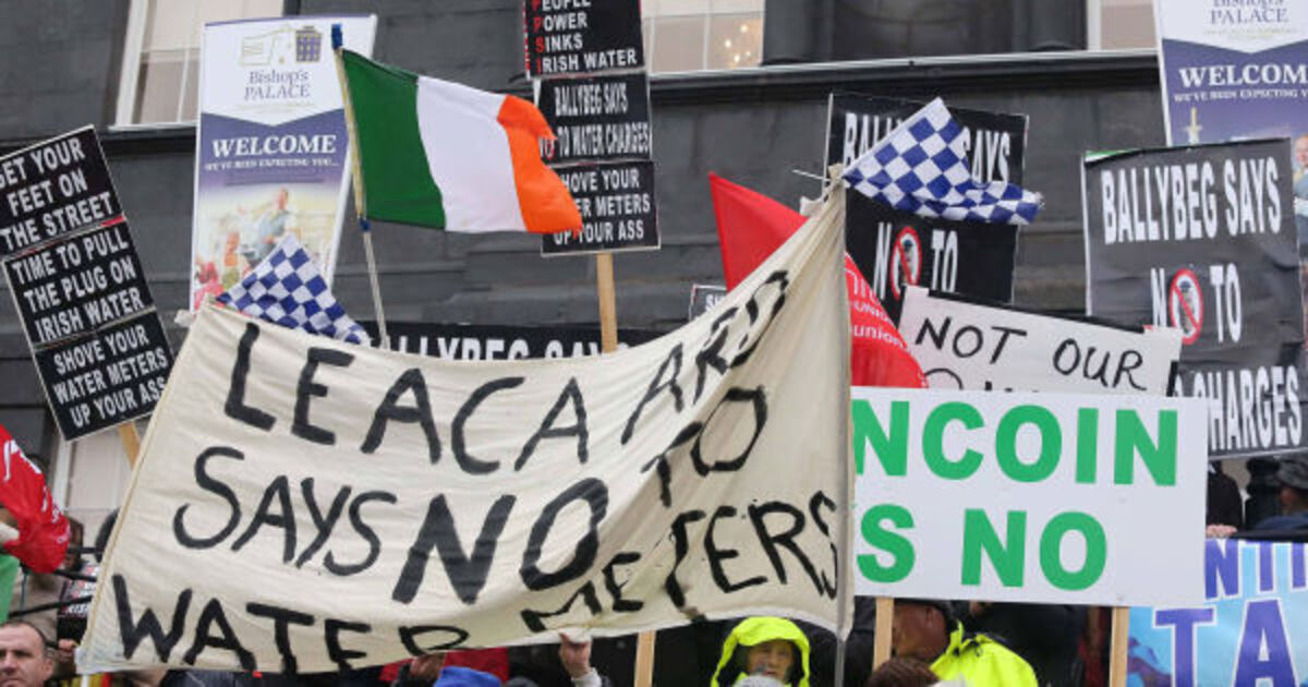 Coveney: We're paying attention to the water protests