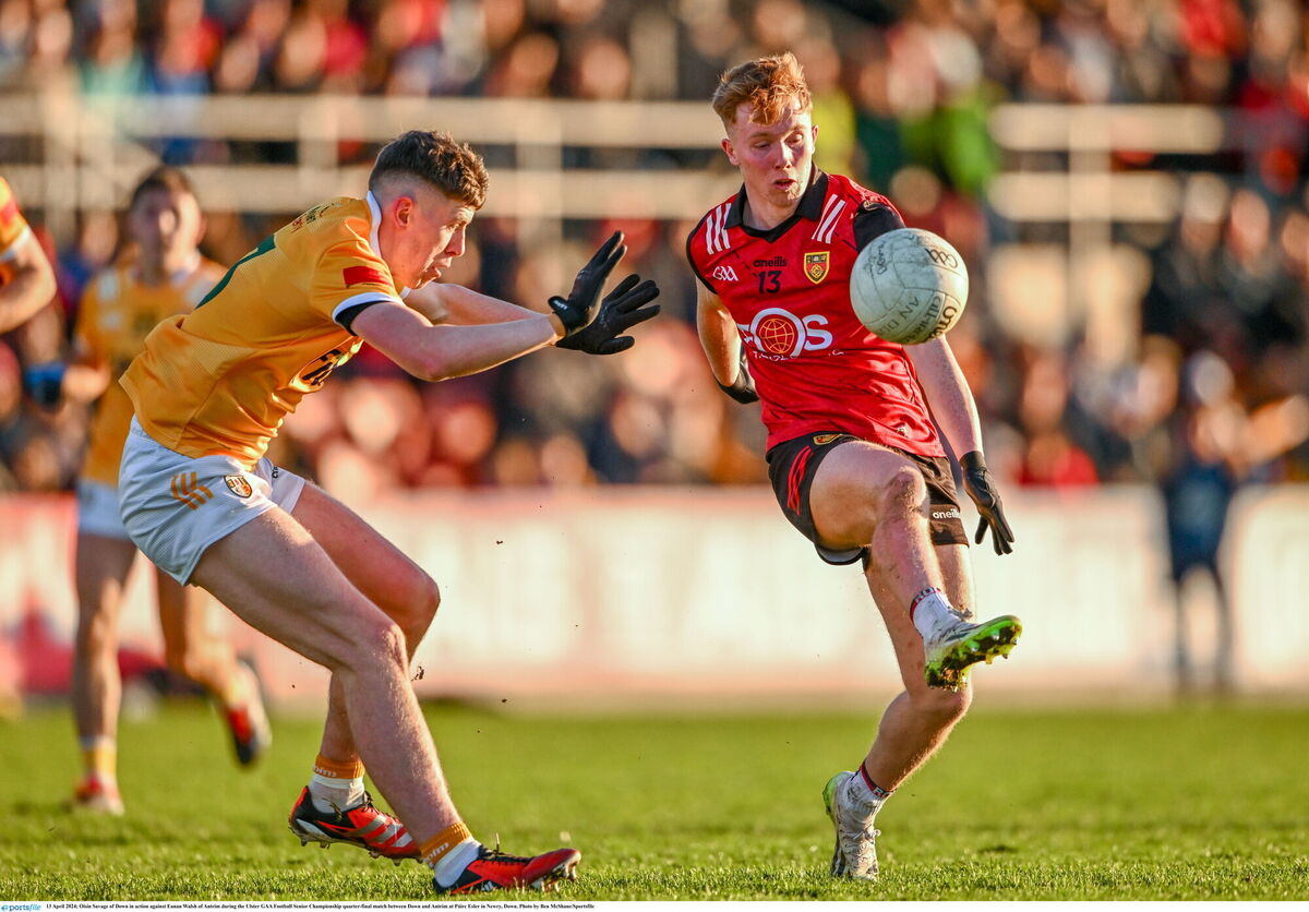 Conor Laverty: Down well below required standard in victory over Antrim