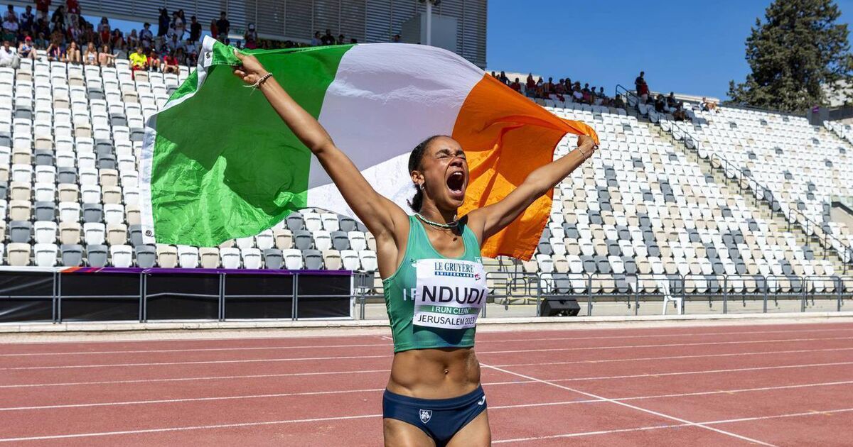 Teenager Elizabeth Ndudi smashes 14-year-old Irish long jump record