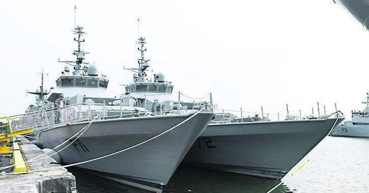 Two more naval patrol ships could be in service in a matter of weeks