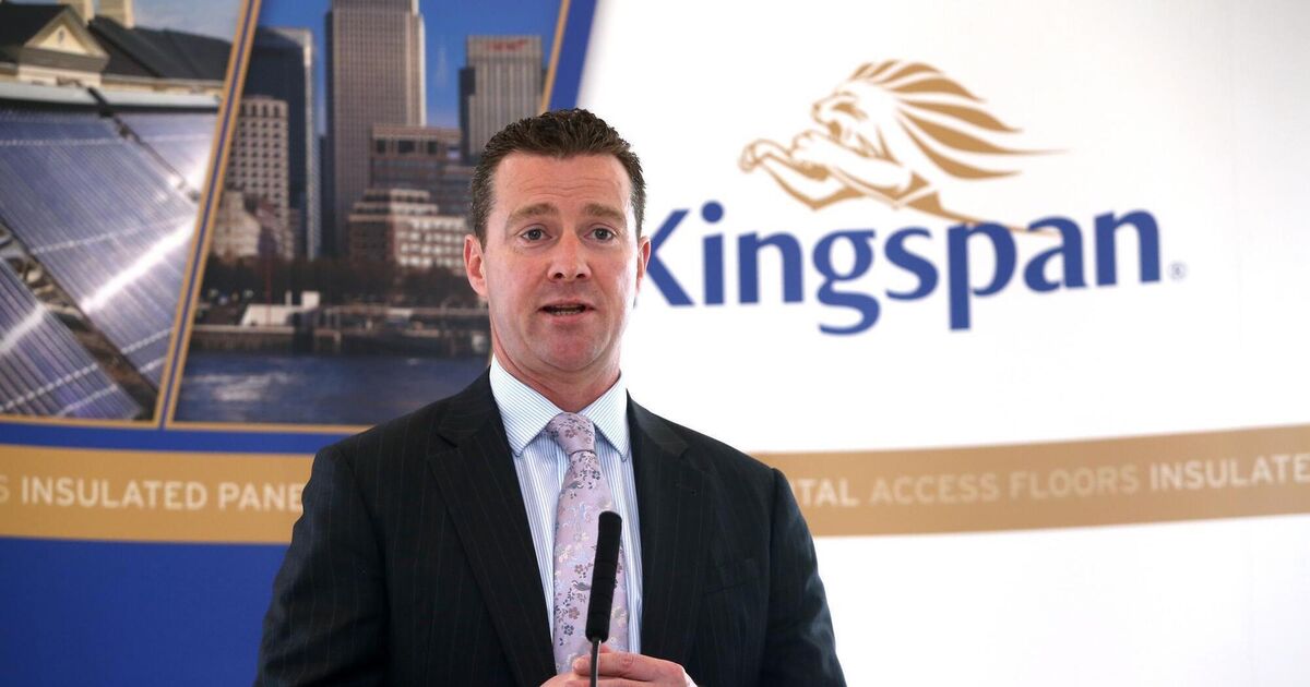 Kingspan shares jump 3% as trading gets back on track