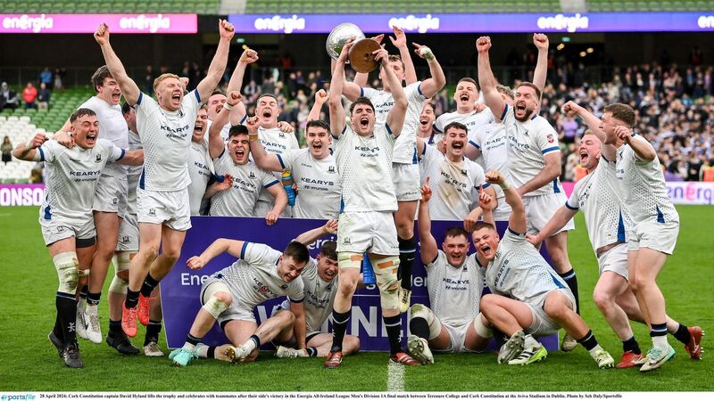 14-man Cork Con oust champions Terenure to secure AIL glory