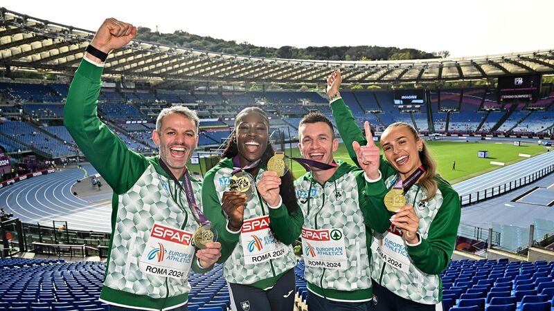 Watch: 'Stuff of dreams' as Ireland's 4x400m Relay heroes receive gold ...