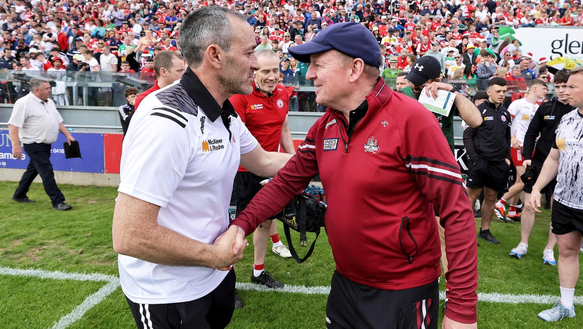 Brian Dooher happy with Tyrone performance, happier still for home reward